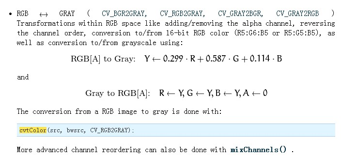 The difference between OpenCV CV_RGB2GRAY and CV_BGR2GRAY - Programmer Sought