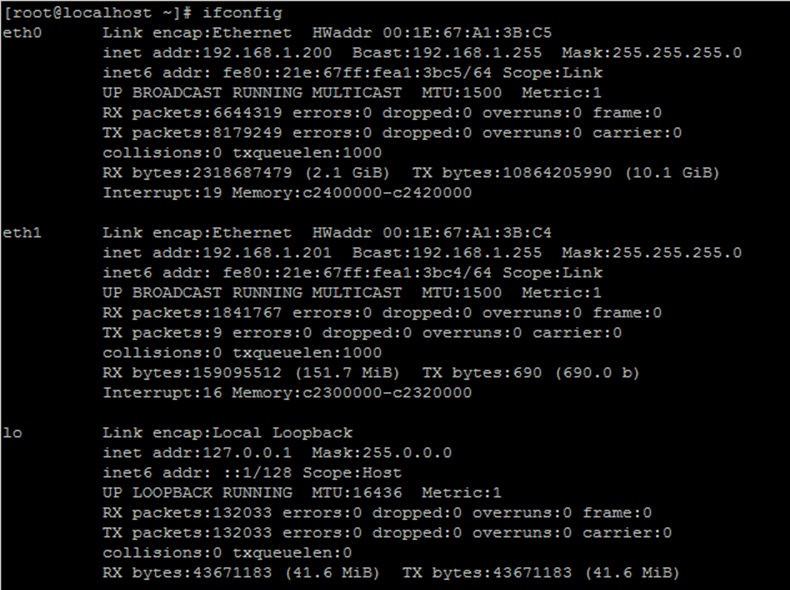 Linux网络基础_eth0和eth1接口-CSDN博客
