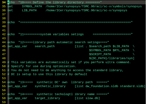 Design Compiler （四）——DC启动环境的设置_design compiler 实验室服务器使用-CSDN博客