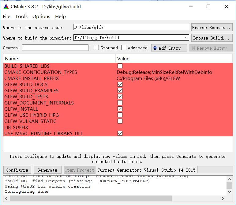 [OpenGL]配置GLFW（超详细）_opengl glfw配置-CSDN博客
