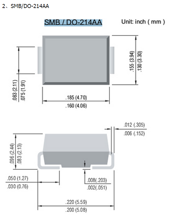 DO-214AA (SMB), DO-214AB (SMC), and DO-214AC (SMA).-CSDN博客