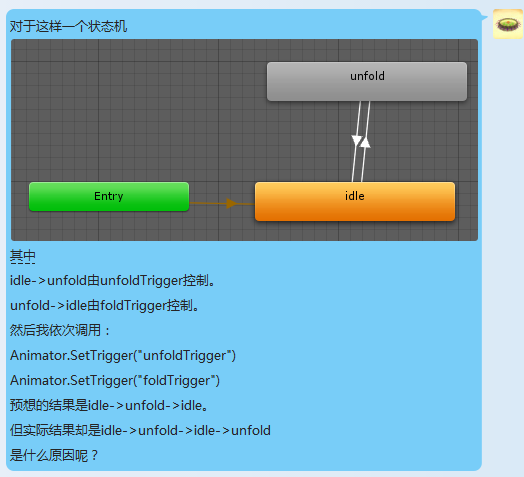 Unity 2d Animatioin Trigger 名前