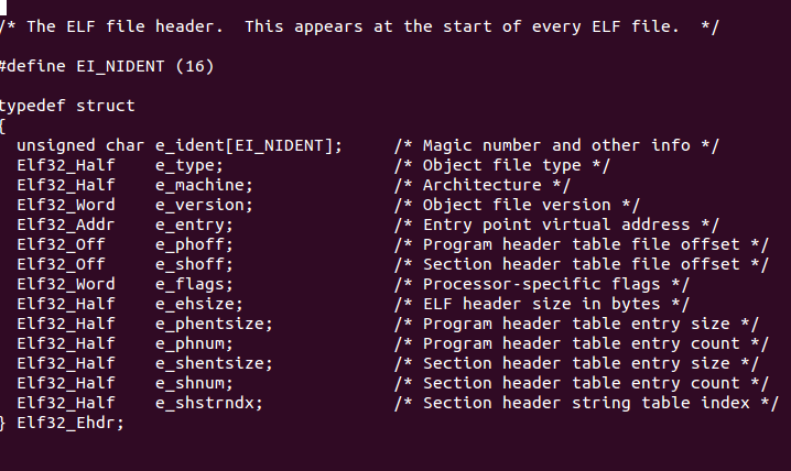 ELF文件格式分析_elf文件大小-CSDN博客