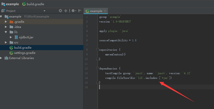 IDEA中Gradle项目导入本地jar包_idea build.gradle中引入本地jar包-CSDN博客