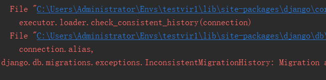 报错django.db.migrations.exceptions.InconsistentMigrationHistory-CSDN博客