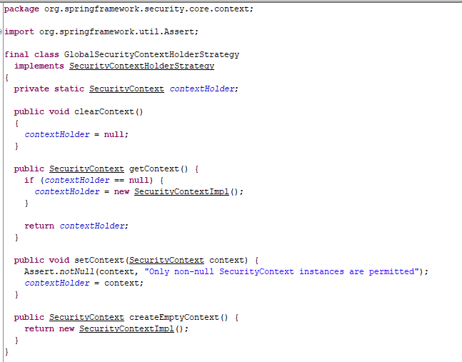 核心组件之SecurityContextHolder_java securitycontextholder-CSDN博客