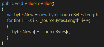 在C#中几种常见数组复制方法的效率对比_c# byte数组直接赋值和使用blockcopy区别-CSDN博客