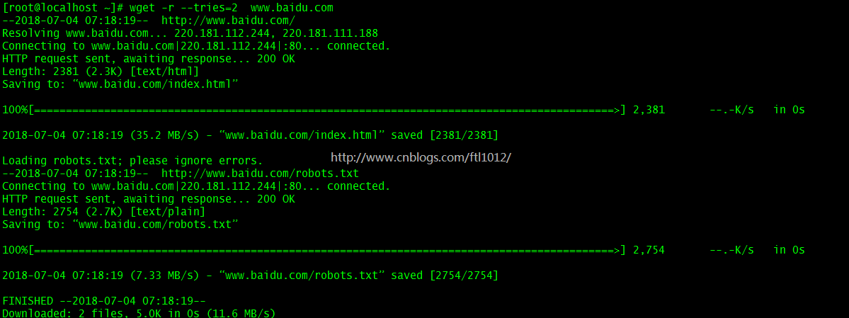 Linux wget命令详解_wget --content-disposition-CSDN博客