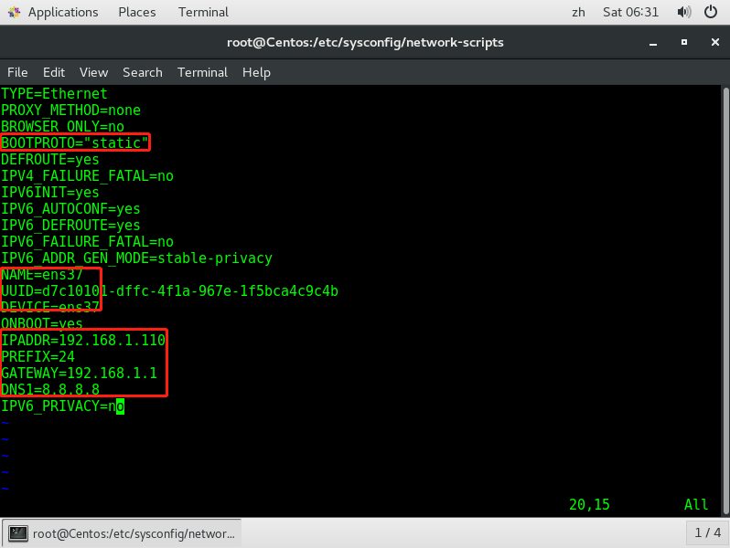 centos7配置静态ip不生效_centos7设置静态ip不生效-CSDN博客