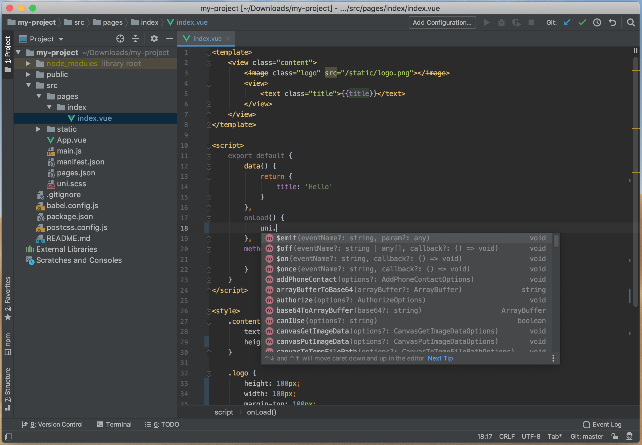 在 Webstorm 中开发 Uni App Webstorm Uniapp Csdn博客