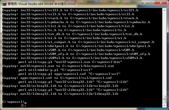 Windows7(64位)环境下安装openssl详细步骤+图解（亲测有效分享）_爱风的自由的博客-CSDN博客