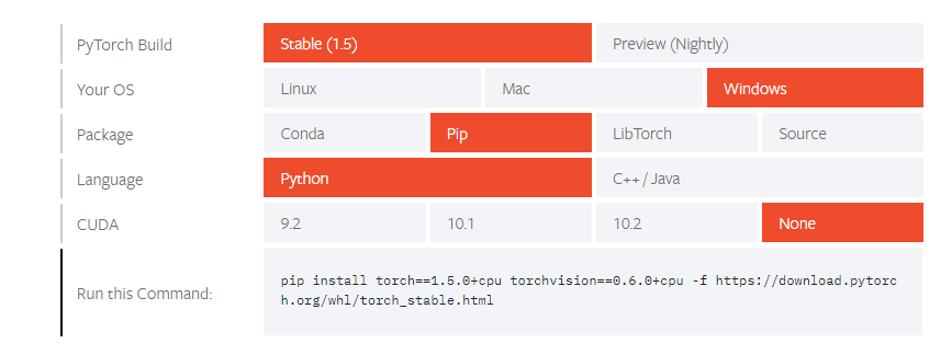 Windows下安装PyTorch_windows torch版本选择地址-CSDN博客