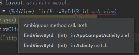 一次编写命令时遇到的问题，Ambiguous method call.both_ambiguous method call. both-CSDN博客