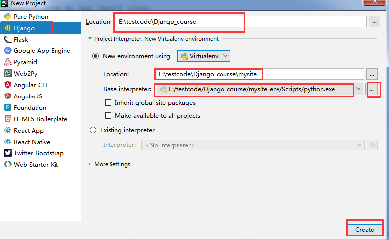 Python3创建Django项目的几种方法_pycharm创建django csdn-CSDN博客