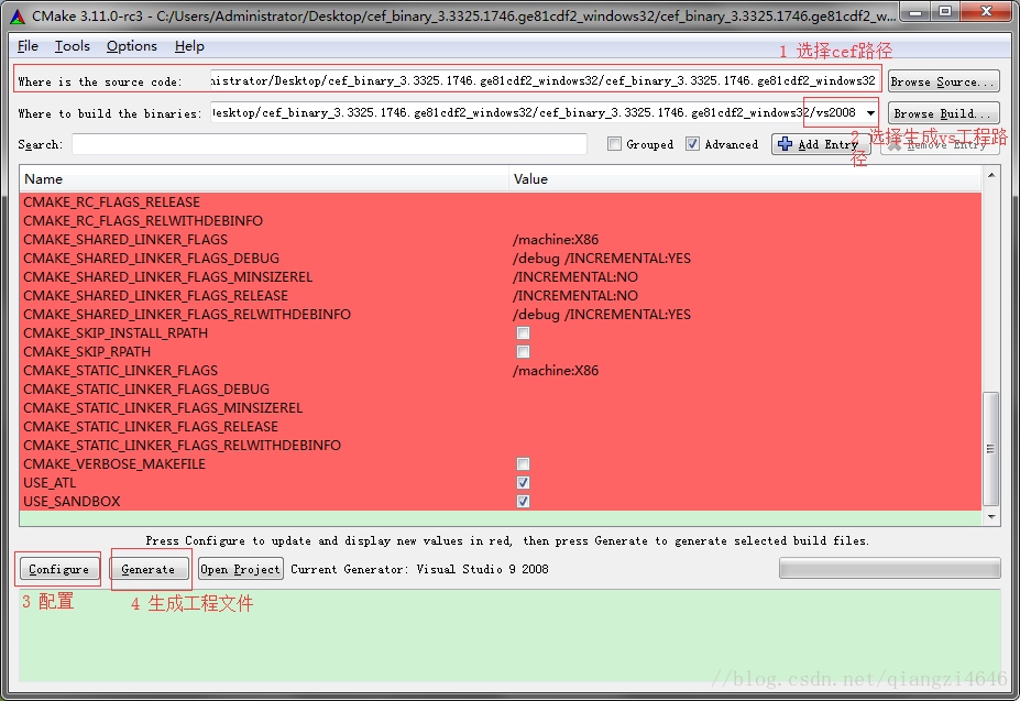 mfc 集成 cef3 生成 vs 工程及编译示例_mfc编译cef-CSDN博客