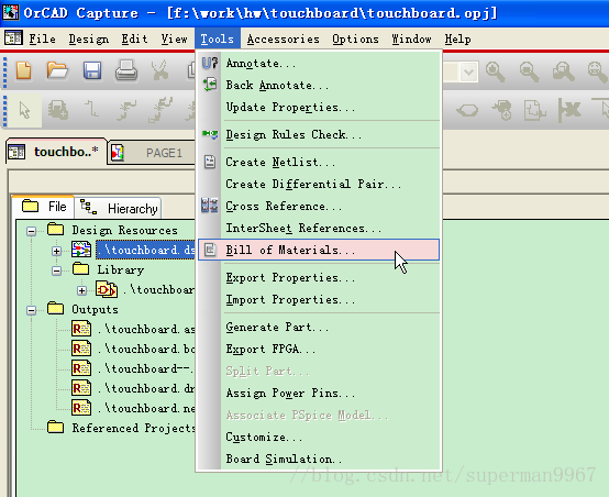 OrCAD 生成BOM_orcad生成bom-CSDN博客