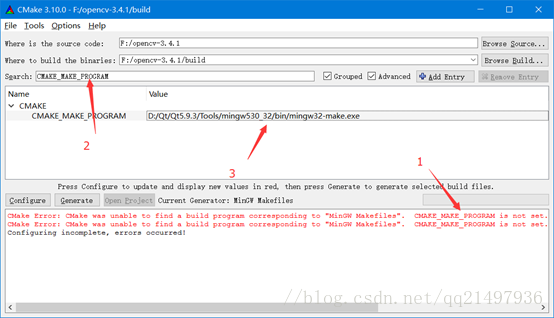 OpenCV开发笔记（〇）：使用mingw530_32编译openCV3.4.1源码，搭建Qt5.9.3的openCV开发环境_人工智能_红模仿的小作坊-CSDN博客