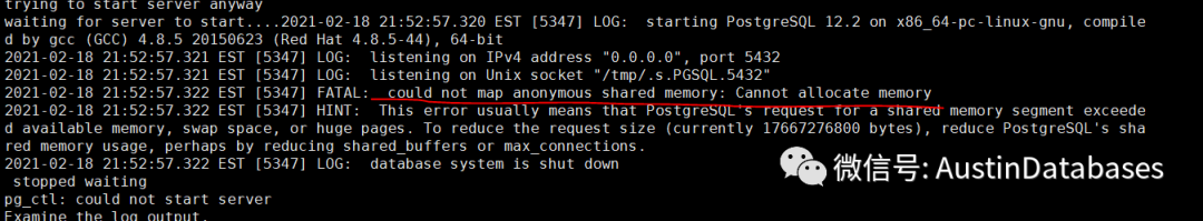 Postgresql 设置过大的share buffer 导致无法启动-CSDN博客