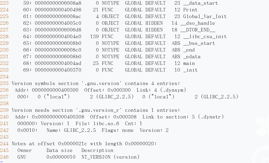 ELF格式文件符号表全解析及readelf命令使用方法_readelf ndx-CSDN博客