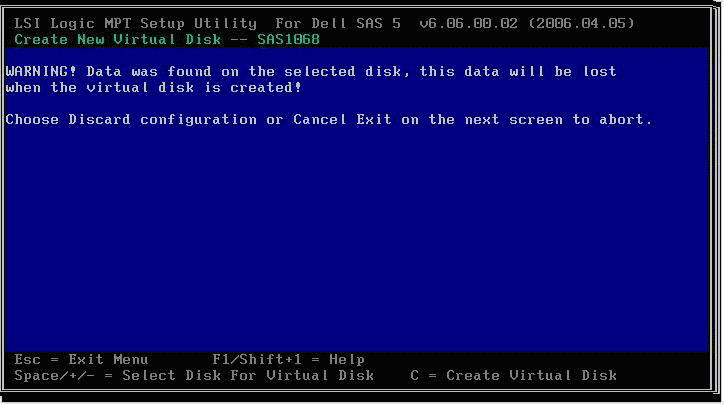 dell服务器 SAS5、6IR阵列卡配置方法(图文详解)_sas2008阵列卡配置-CSDN博客