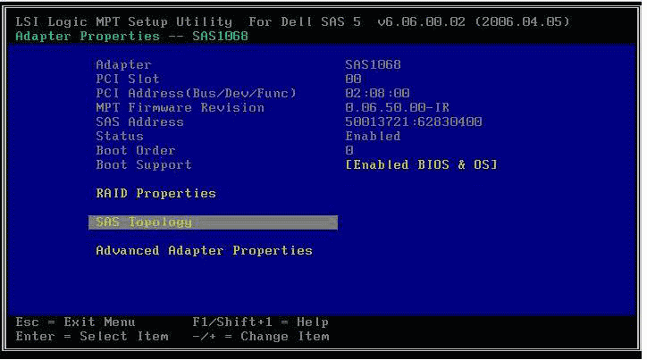 dell服务器 SAS5、6IR阵列卡配置方法(图文详解)_sas2008阵列卡配置-CSDN博客