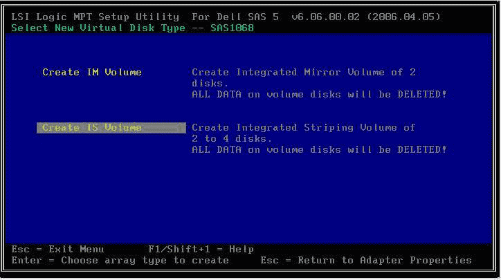 dell服务器 SAS5、6IR阵列卡配置方法(图文详解)_sas2008阵列卡配置-CSDN博客