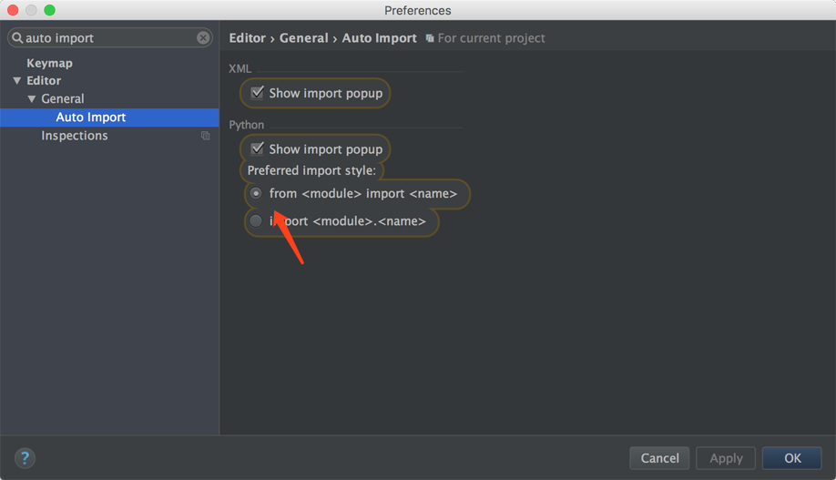 Pycharm编辑器技巧之自动导入模块详解_pycharm自动导入模块里keymap具体设置-CSDN博客