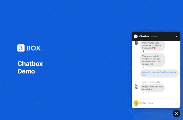 IPFS构建的3box聊天插件又双叒叕搞事情了，现在可以评论、点赞啦_3box ipfs-CSDN博客