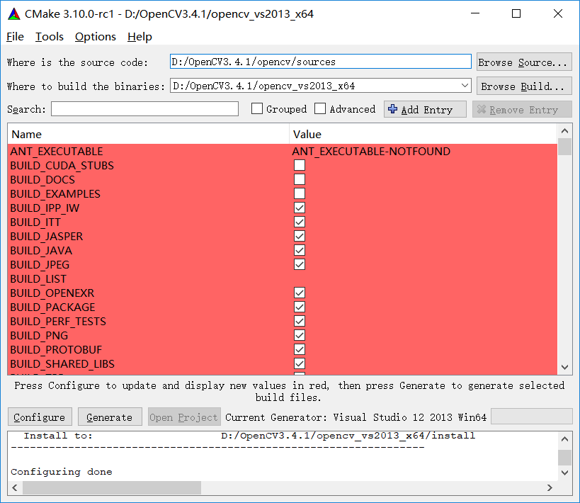 Window系统配置opencv3 Csdn博客 