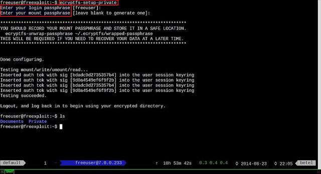 eCryptfs，文件系统级加密，在登出时自动为文件加密。通过挂载文件解密和卸载文件加密的方式保护文件-CSDN博客