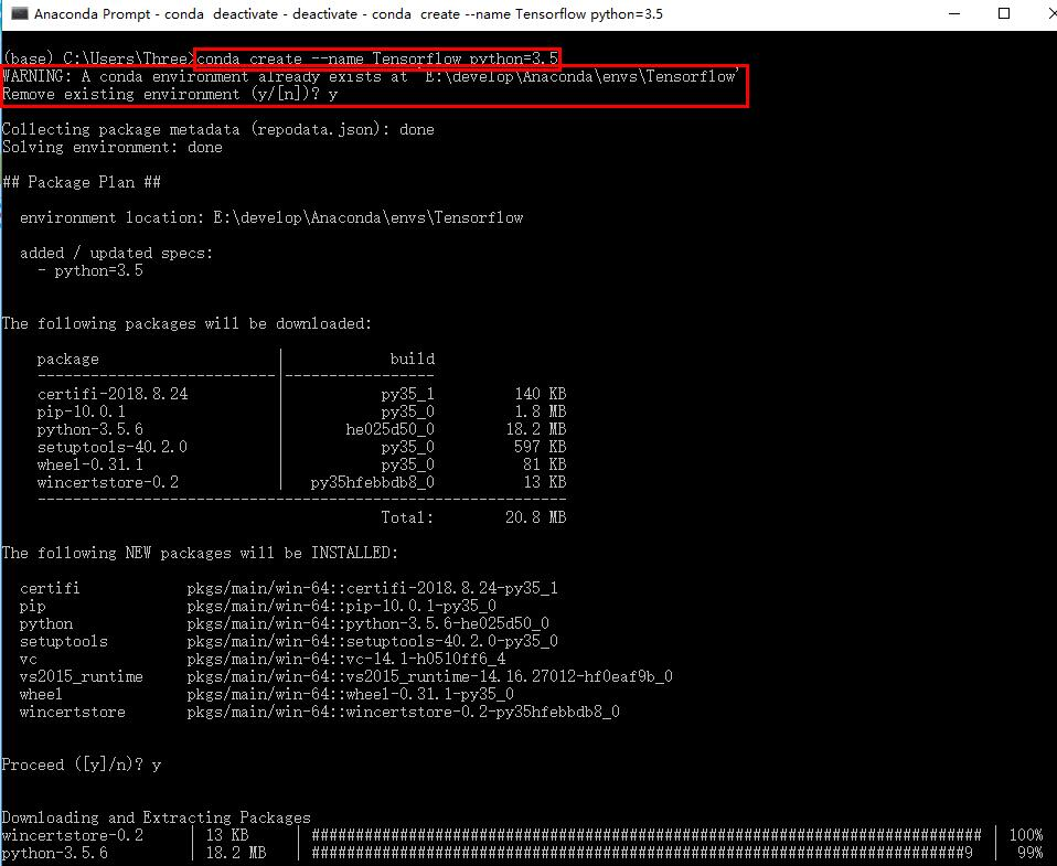 使用Anaconda3安装tensorflow(windows10环境)_Jangto的博客-CSDN博客_anaconda装tensorflow