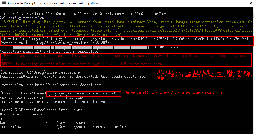 使用Anaconda3安装tensorflow(windows10环境)_Jangto的博客-CSDN博客_anaconda装tensorflow