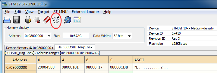 How to use ST-LINK to download HEX files to STM32 - Programmer Sought