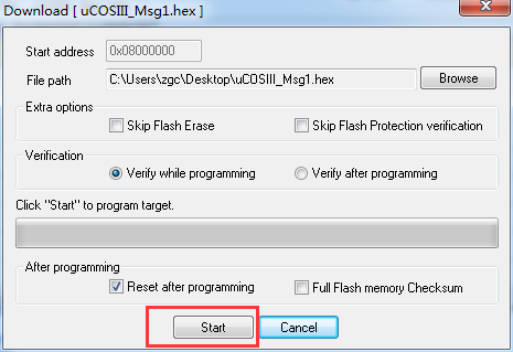 How to use ST-LINK to download HEX files to STM32 - Programmer Sought