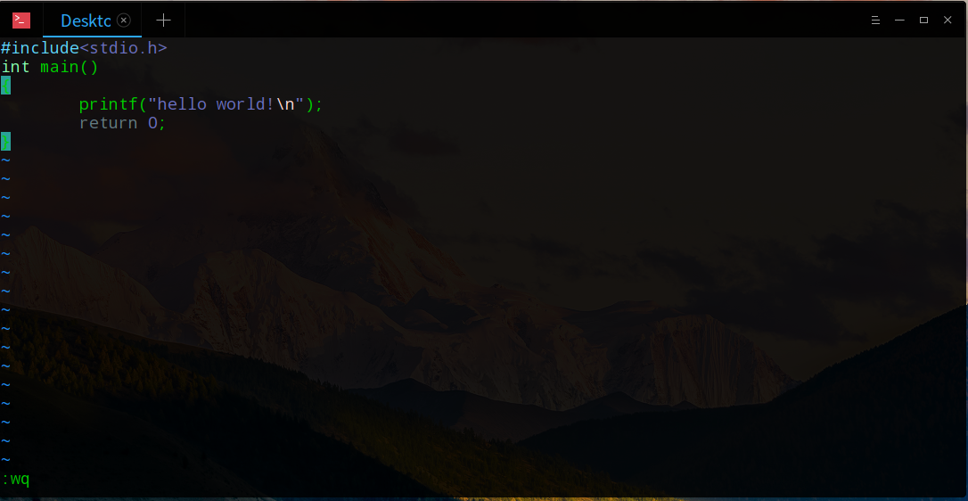 Linux下使用vim编辑C程序_linux使用vim创建你的姓名拼音.c的文件,在该c文件中使用8个printf函数输出8行你的-CSDN博客