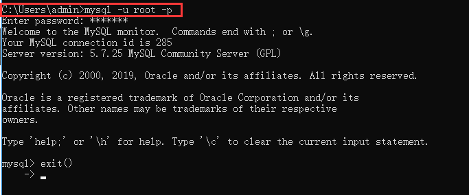 Mounting the windows compressed mysql 5.7 - Programmer Sought