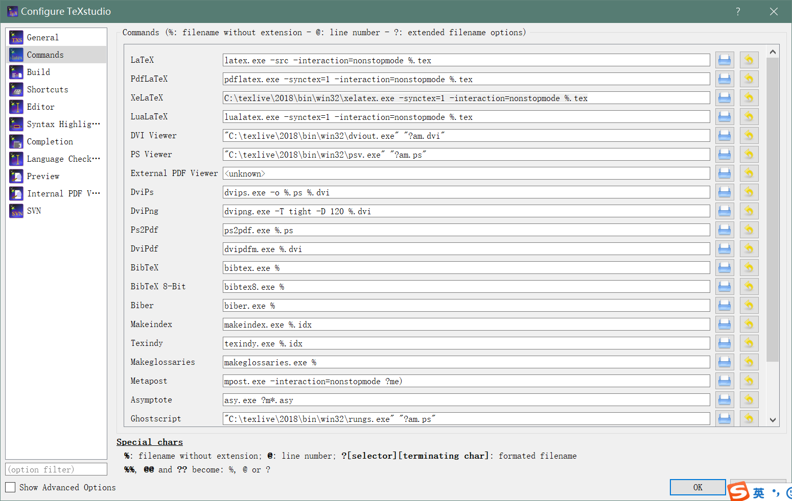 (TeXstudio)Could not start the command: pdflatex.exe -synctex=1 -interaction=nonstopmode_couldnt ...