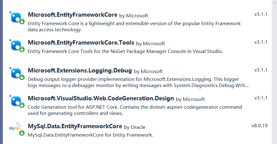 EF Core for MySql踩坑(一)_ef core appendidentitywherecondition' does not hav-CSDN博客