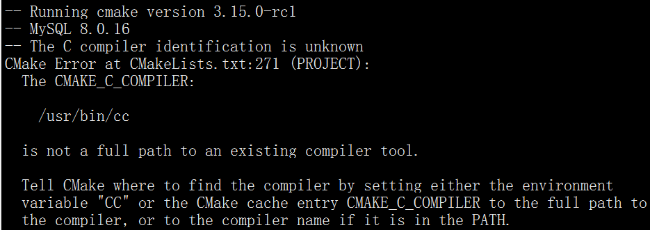 CentOS7安装mysql8.0编译报错集合_please do not build in-source. out-of source build-CSDN博客