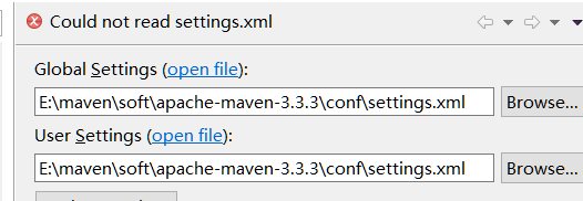 如何解决设置maven时Could not read settings.xml-CSDN博客