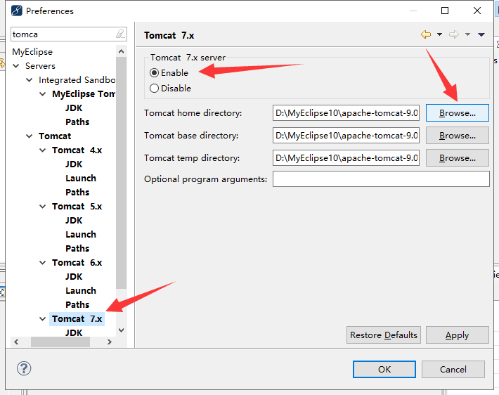 Myeclipse10配置tomcat9.0-记录_myeclipse怎么配置tomcat9-CSDN博客