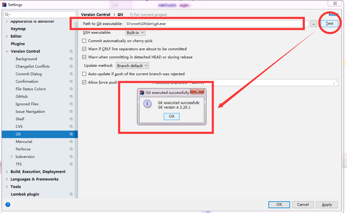 idea中报Can't start Git: git.exe The path to Git executable is probably not valid. Fix it_idea中fix ...