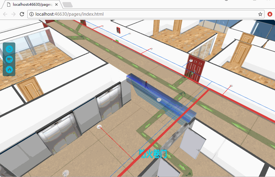 使用webgl(three.js)搭建一个3D智慧园区、3D建筑，3D消防模拟，web版3D,bim管理系统——第四课_threejs3d智慧园区-CSDN博客