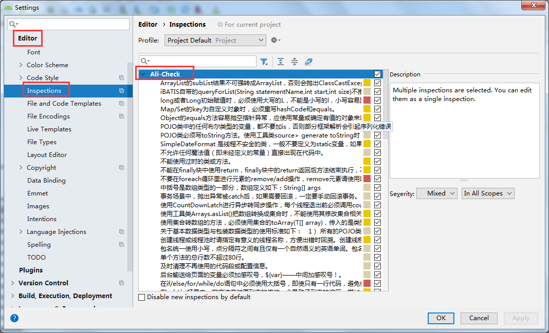 Android Studio安装Alibaba Java Coding Guidelines插件（检查代码规范）_android studio ...