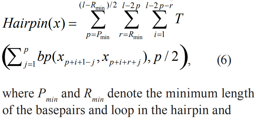 DNA序列编码中Hairpin的定义和计算_多目标dna核酸编码优化算法pdf-CSDN博客