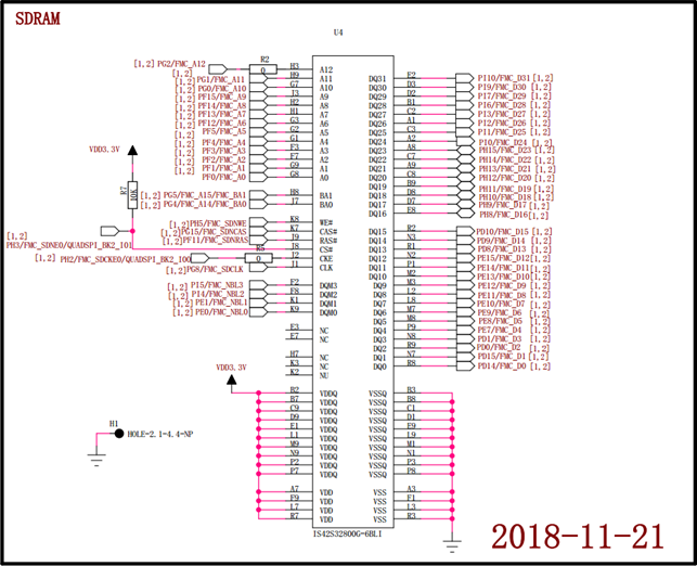 【stm32h7教程】第49章 Stm32h7的fmc总线应用之sdramh7双sdram速度 Csdn博客 