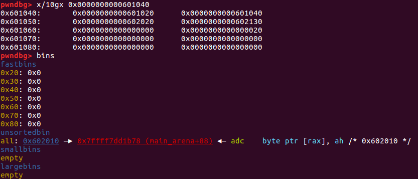 XCTF 4th-QCTF-2018——Noleak分析_wellcome to the heap world-CSDN博客