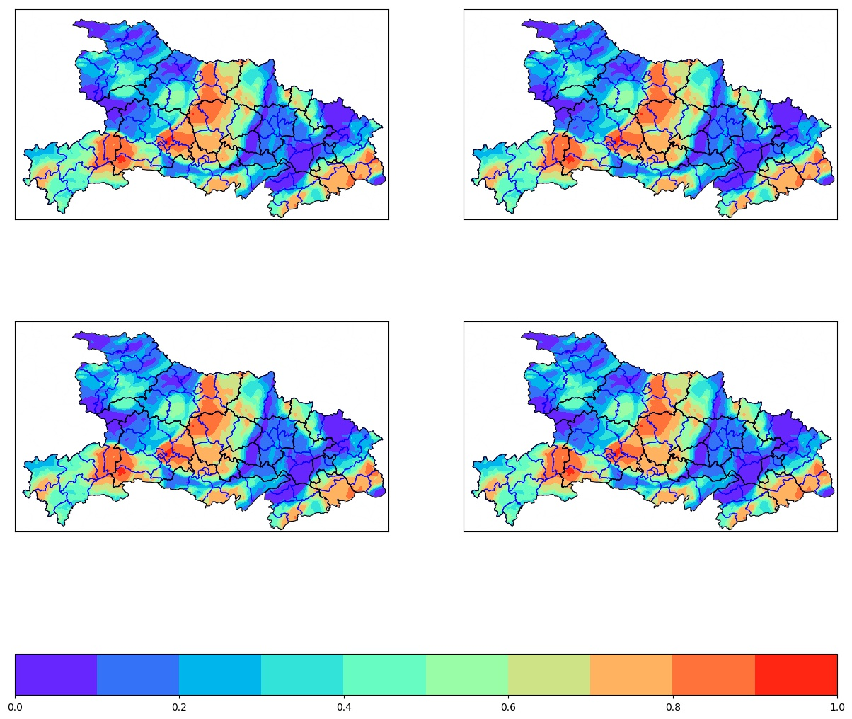 Python 气象 大气科学 可视化绘图系列（二）——利用basemap叠加地图，并添加白化效果（代码示例）lon Lat Npmeshgridlons Lats Csdn博客 0057