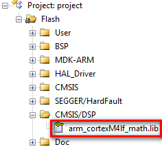 【STM32F429的DSP教程】第6章 ARM DSP源码和库移植方法（MDK5的AC5和AC6）_f429 dsp库下载-CSDN博客